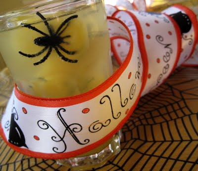 the queen of halloween: SPIDER COCKTAILS