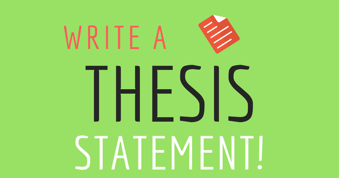 How to Write a Thesis Statement | I Must Read