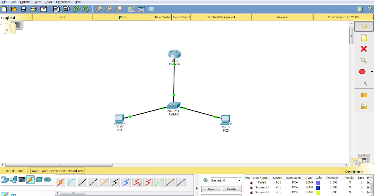 Membuat konfigurasi Legacy Inter vlan Routing