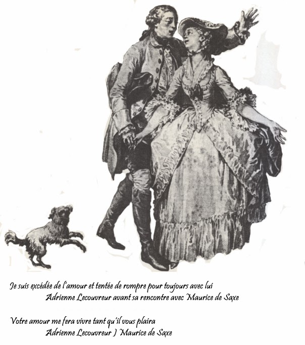 plumitif: Adrienne Lecouvreur et Maurice de Saxe