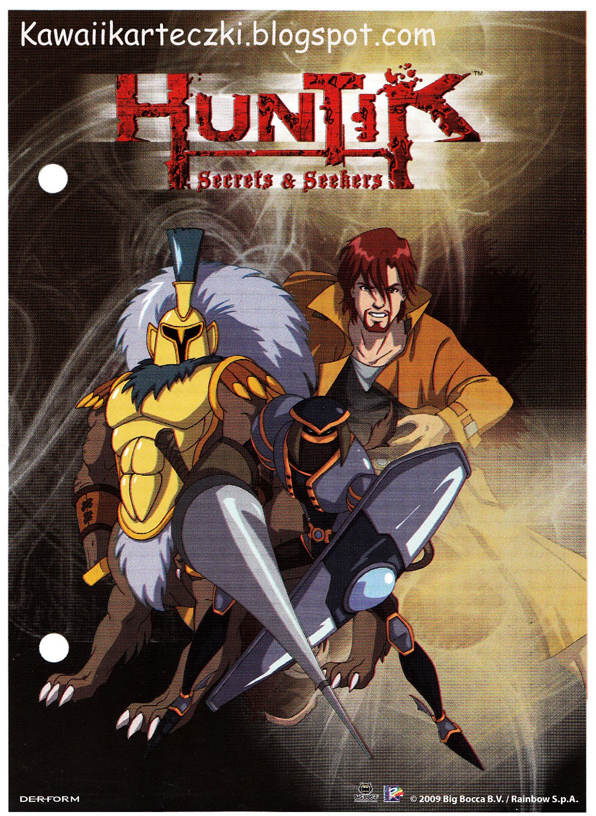 Karteczki do segregatora: Karteczki Huntik seria 1 Derform