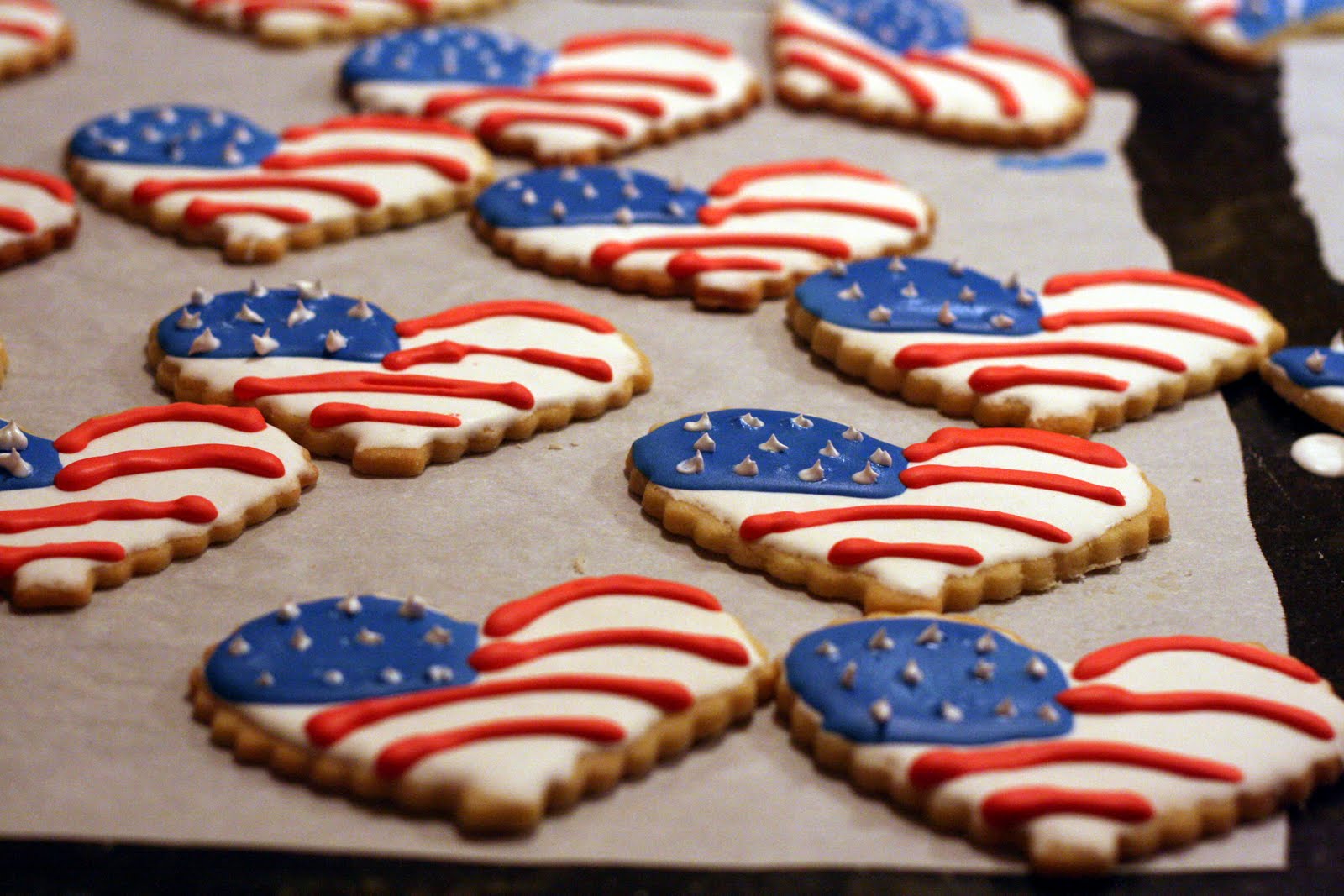 Priscillas: flag cookies