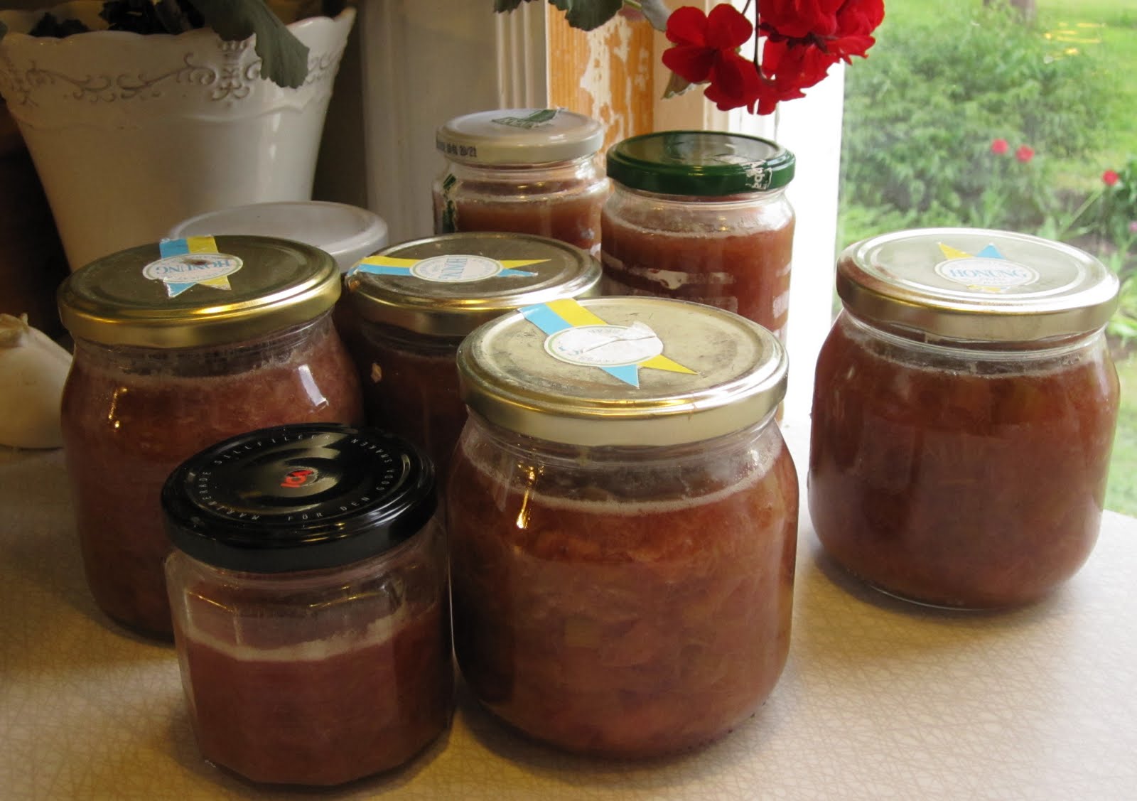 Fru Purjo fixar: Kokat rabarbersylt