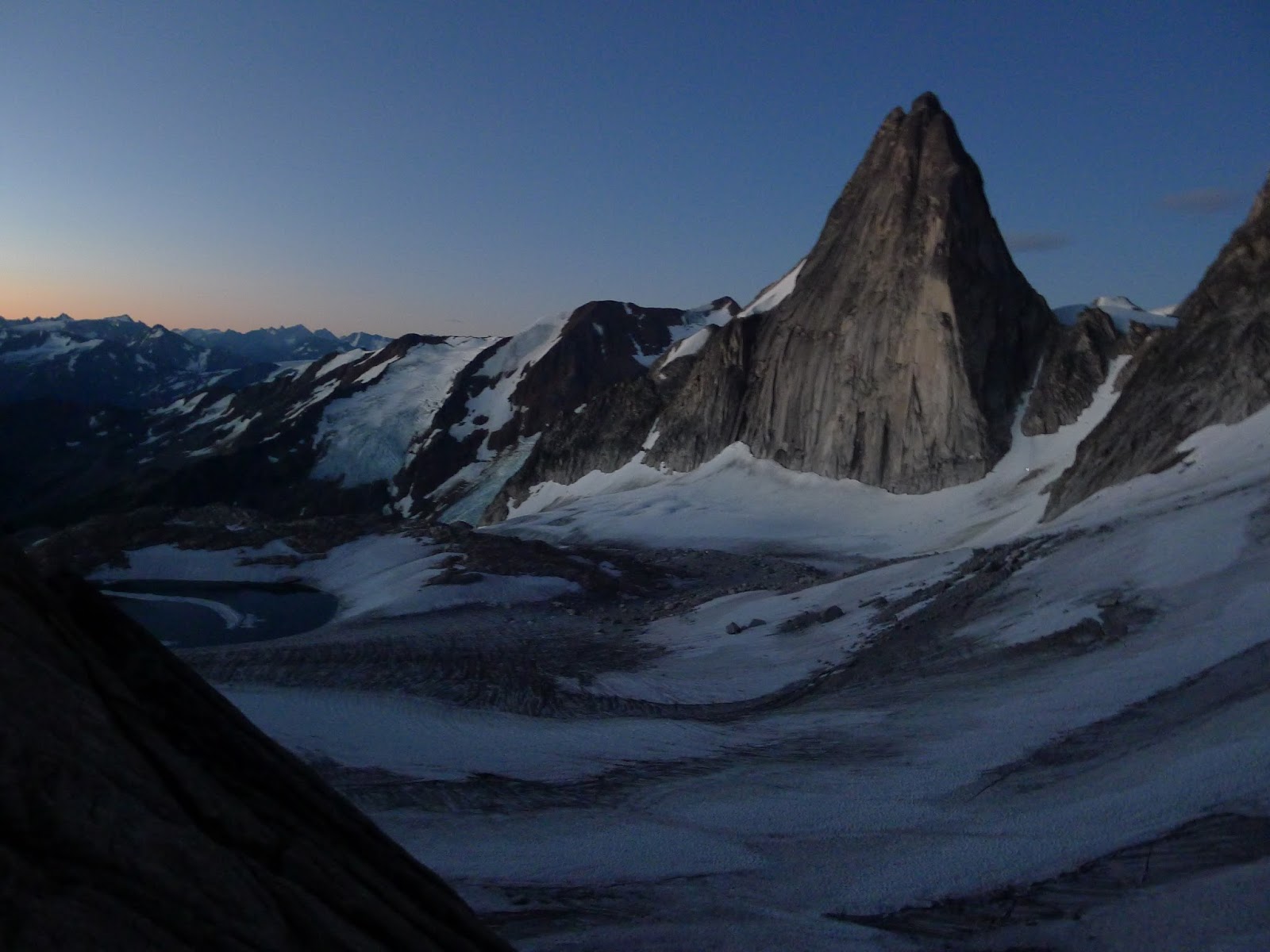 Bigfoot Mountain Guides: Bugaboos - Day 3, NE Ridge of Bugaboo Spire