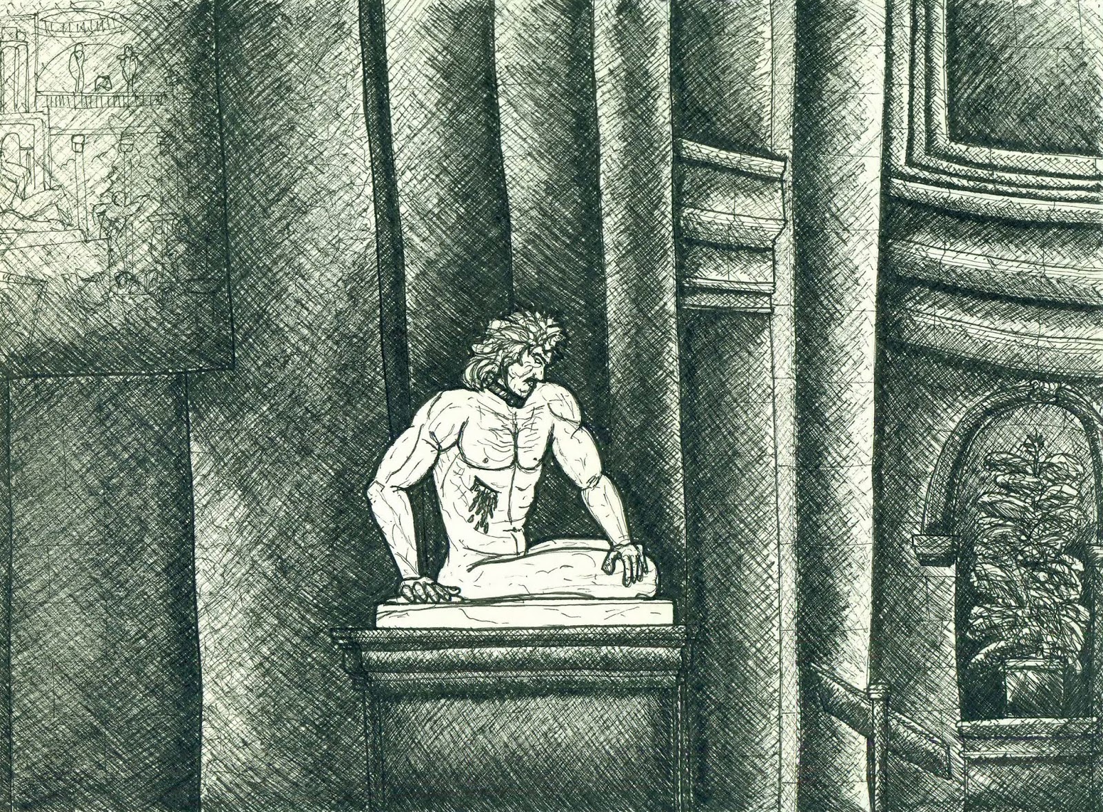 Urban Sketchers Washington Dc The Dying Gaul