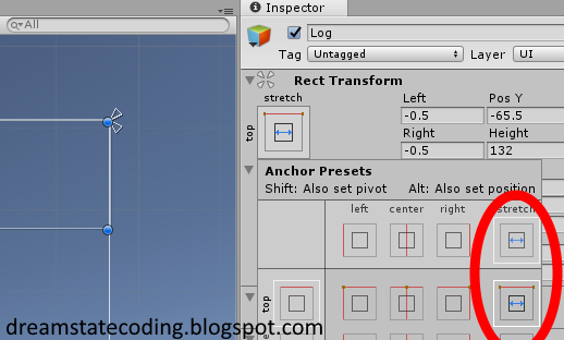 Dreamstate Coding: Teaching myself Unity - Logging to screen