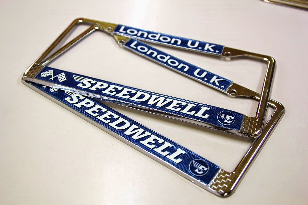 garage vintage shop blog no.2: ライセンスプレート・フレーム