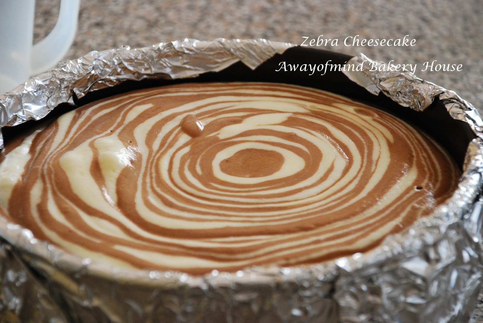 Awayofmind Bakery House: Zebra-Strip Cheesecake