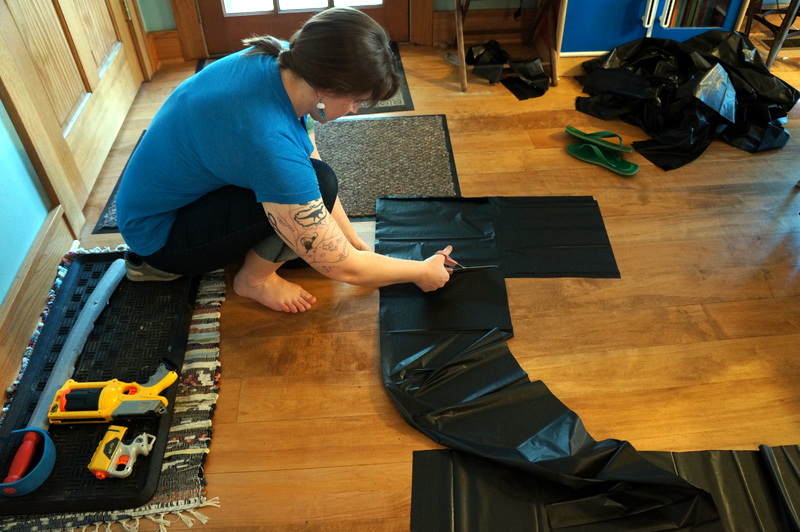 tiny scissor times: How to make Harry Potter robes out of plastic ...