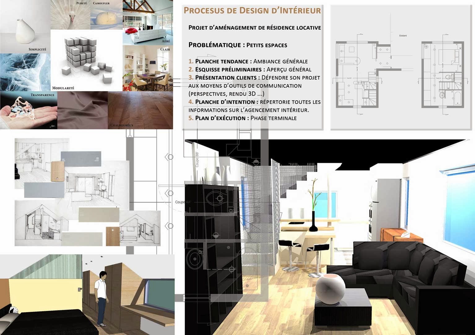 bts design d'espace à Caen: 3ème année au Québec
