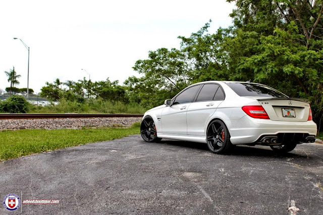Mercedes-Benz W204 C63 AMG RENNtech on HRE Performance wheels | BENZTUNING