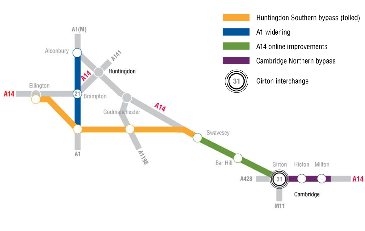 A14 Cambridge to Huntingdon Improvement Scheme - CTC Cambridge