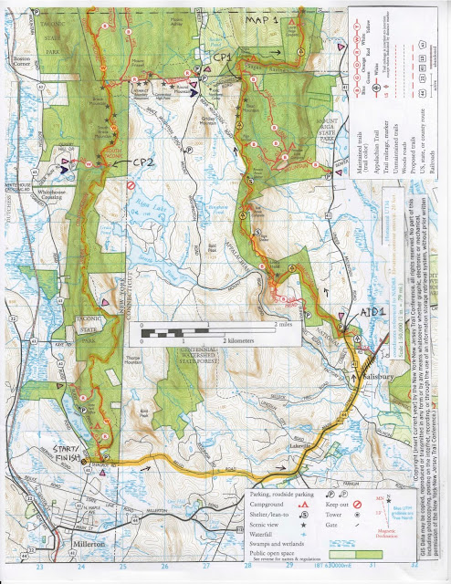 Taconic Trails Challenge: Map