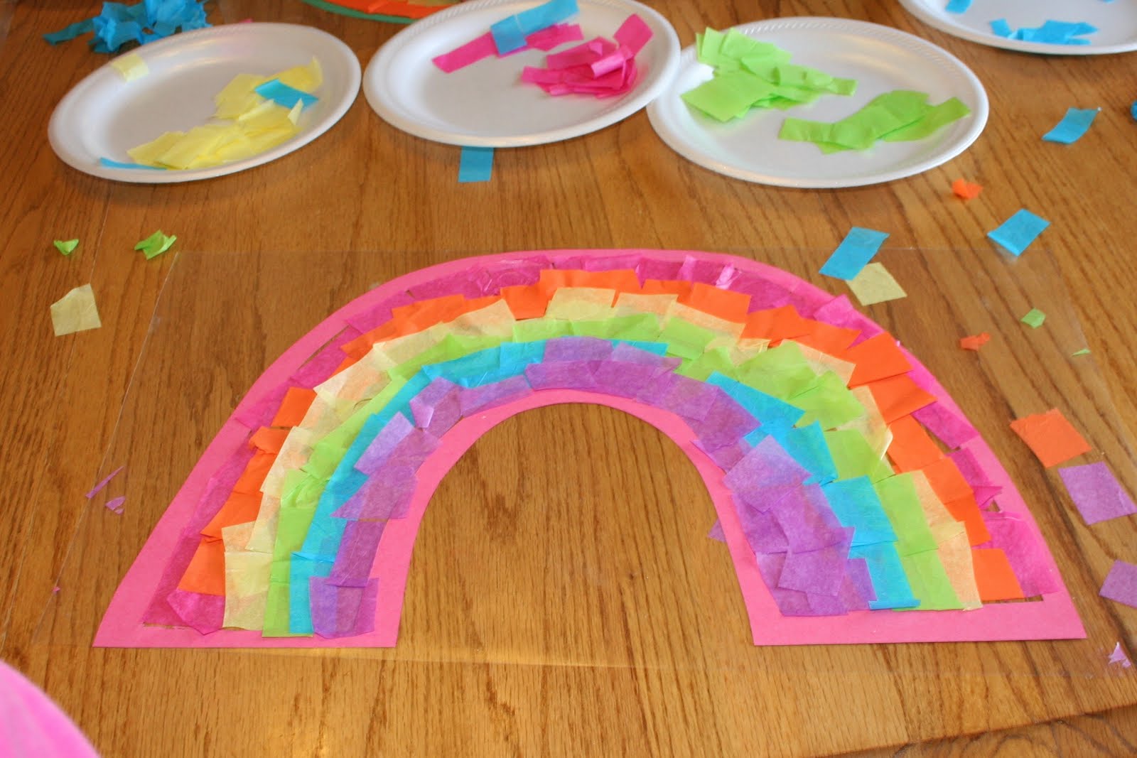 The Logan's: Rainbow Craft Day