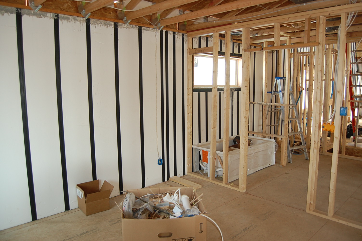 New Lizer Homestead: Electrical Rough ins