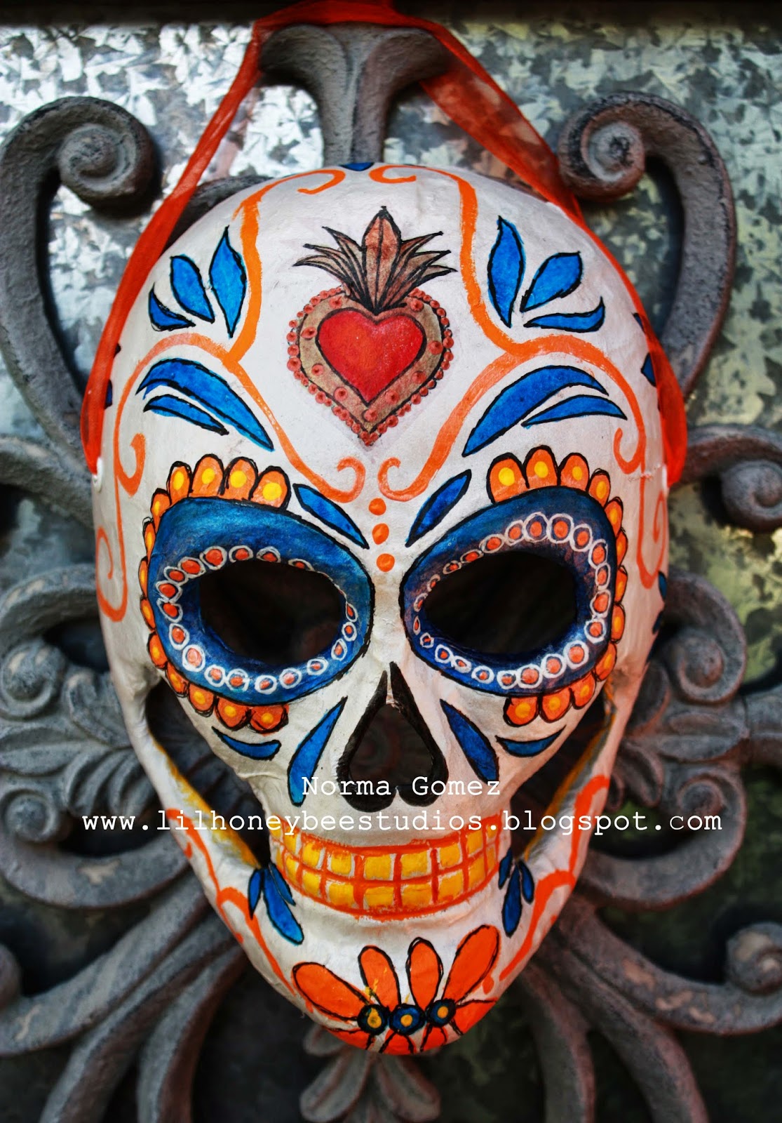 Little Honey Bee Studios: Sugar Skull Mask