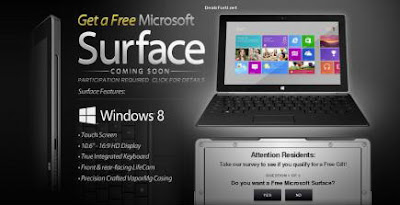 Get your free Microsoft Surface - Free Stuff