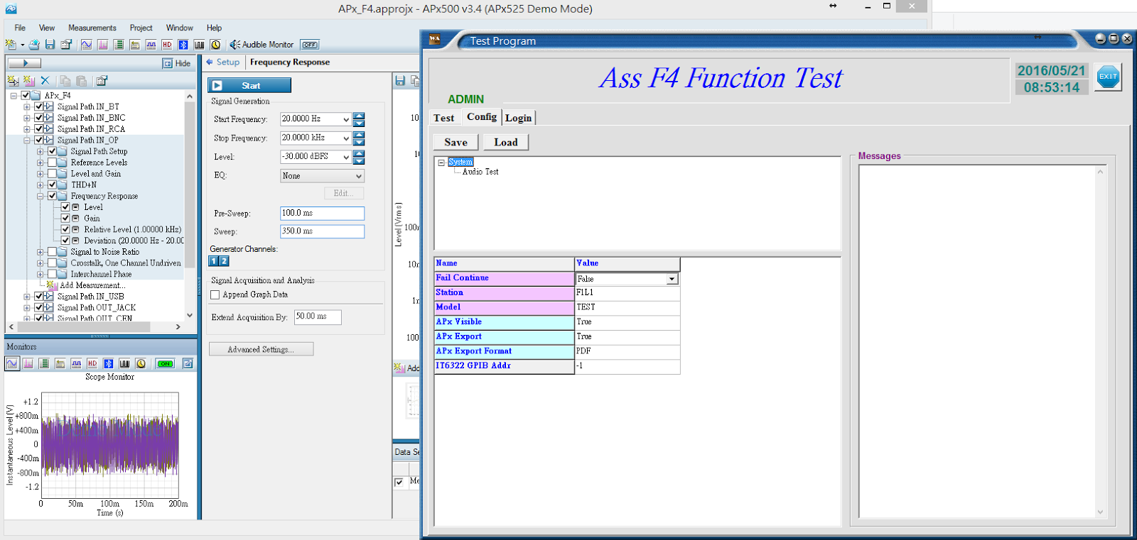 AP525-Audio Precision聲音量測