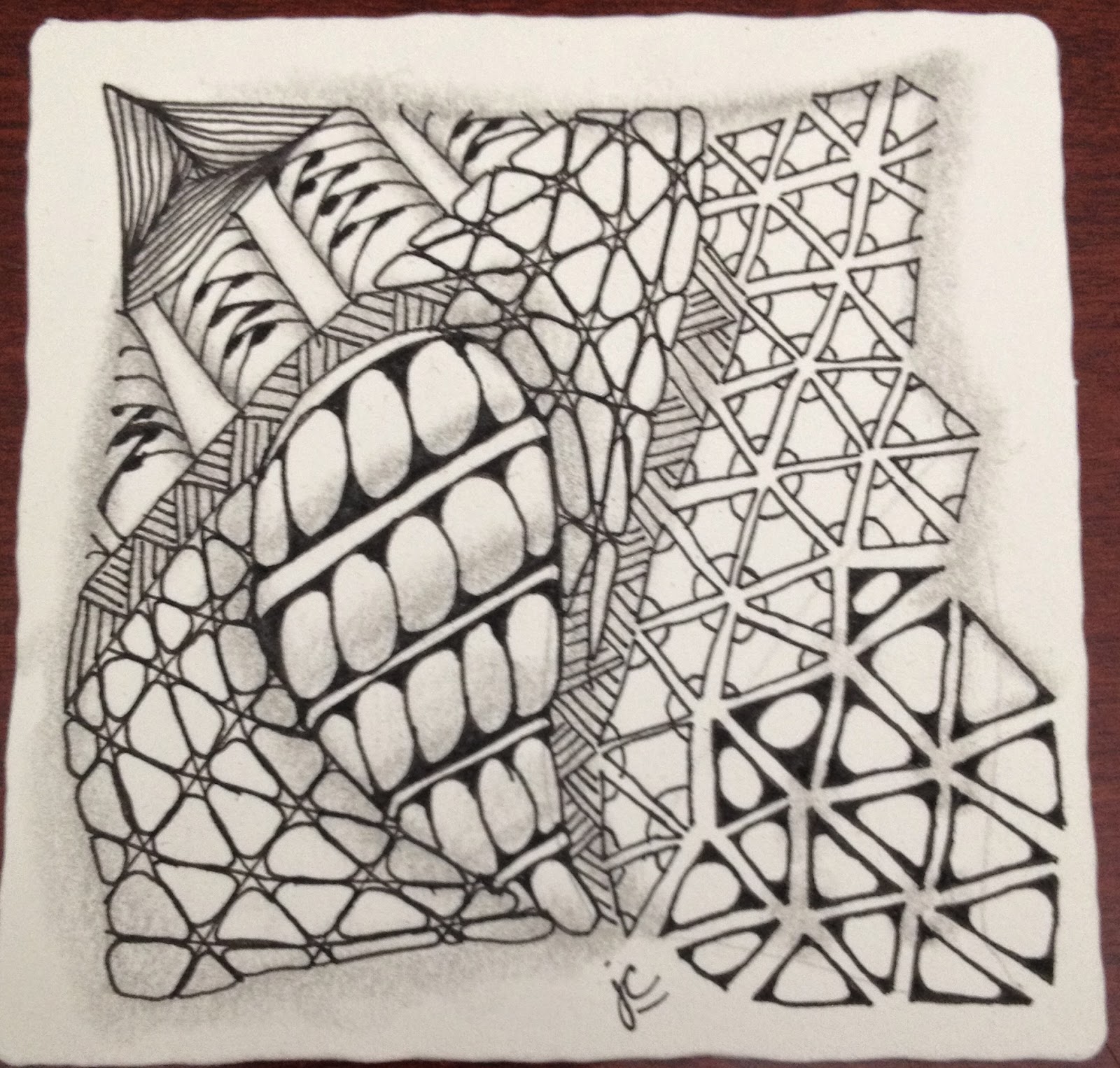 Jen Crutchfield, Certified Zentangle Teacher: Tangle Pattern of the Week - Purk