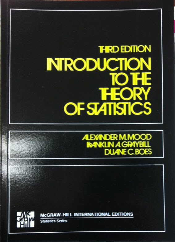 Libros Actuariales: Introduction To The Theory Of Statistics (Probabilidad) Libros Actuariales: Introduction To The Theory Of Statistics (Probabilidad)
