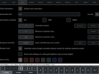 MIDI Pattern Sequencer: MIDI Pattern Sequencer - Manual - Automation settings