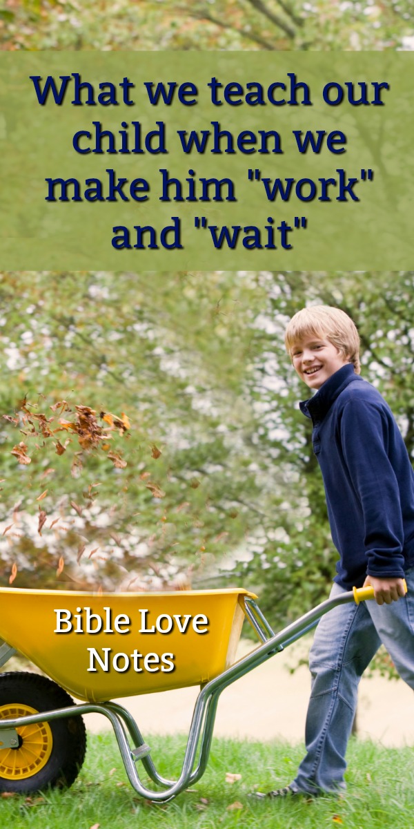 Bible Love Notes: Help Your Children Work & Wait