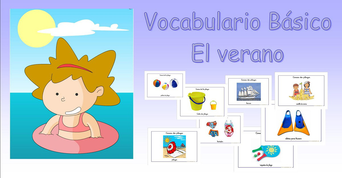 RECURSOS TIC PARA EDUCACIÓN INFANTIL: VOCABULARIO BÁSICO: EL VERANO