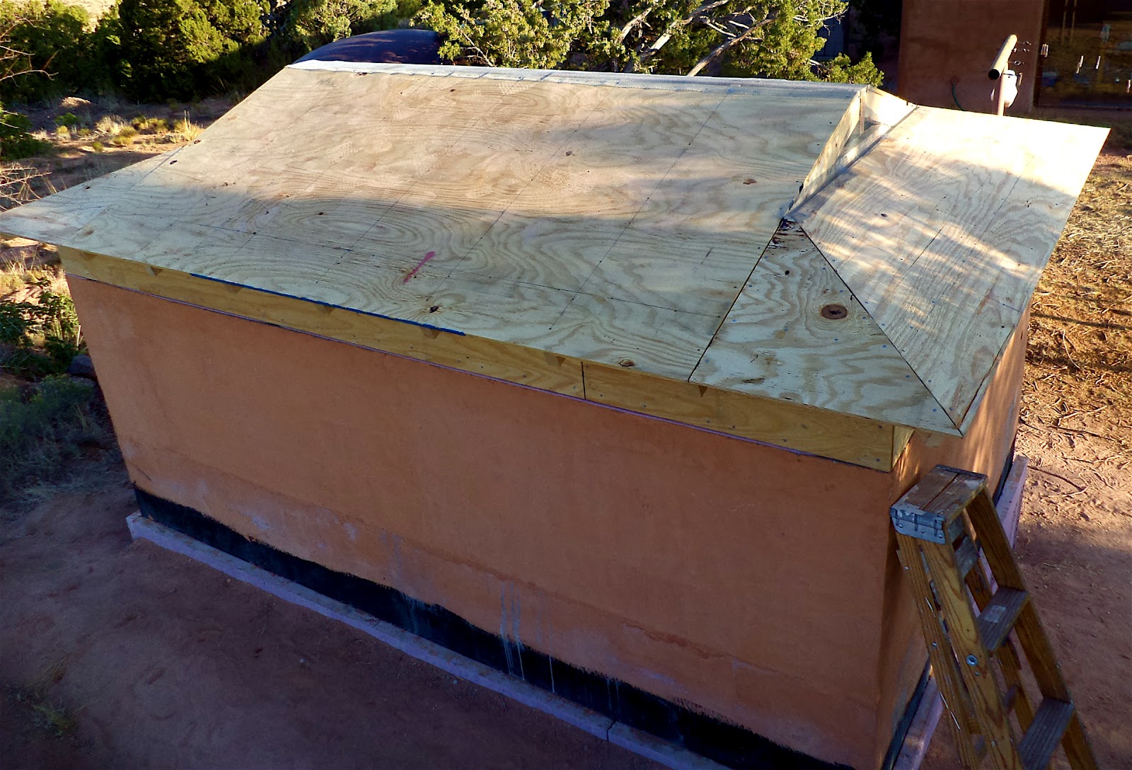 Alt. Build Blog: Building A Well House #4: Framing The Hip Roof