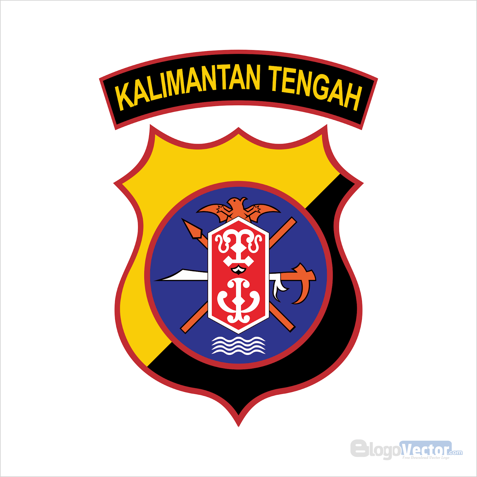 Polda Kalimantan Tengah Logo vector (.cdr) - BlogoVector