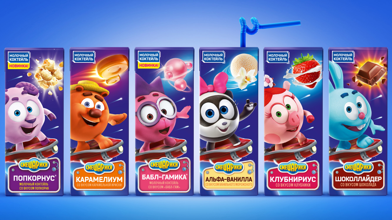 Smeshariki redesign – Packaging Of The World