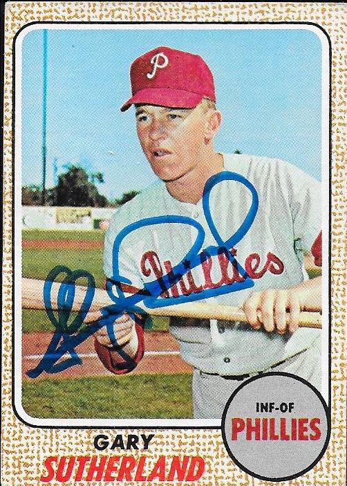 foul bunt: TTM Success - Gary Sutherland