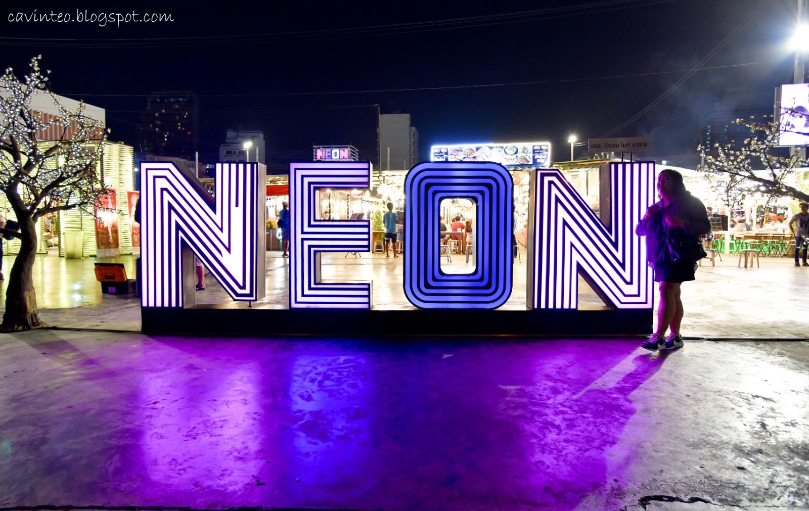 Entree Kibbles: Neon Market - The Night Bazaar in the Pratunam District ...