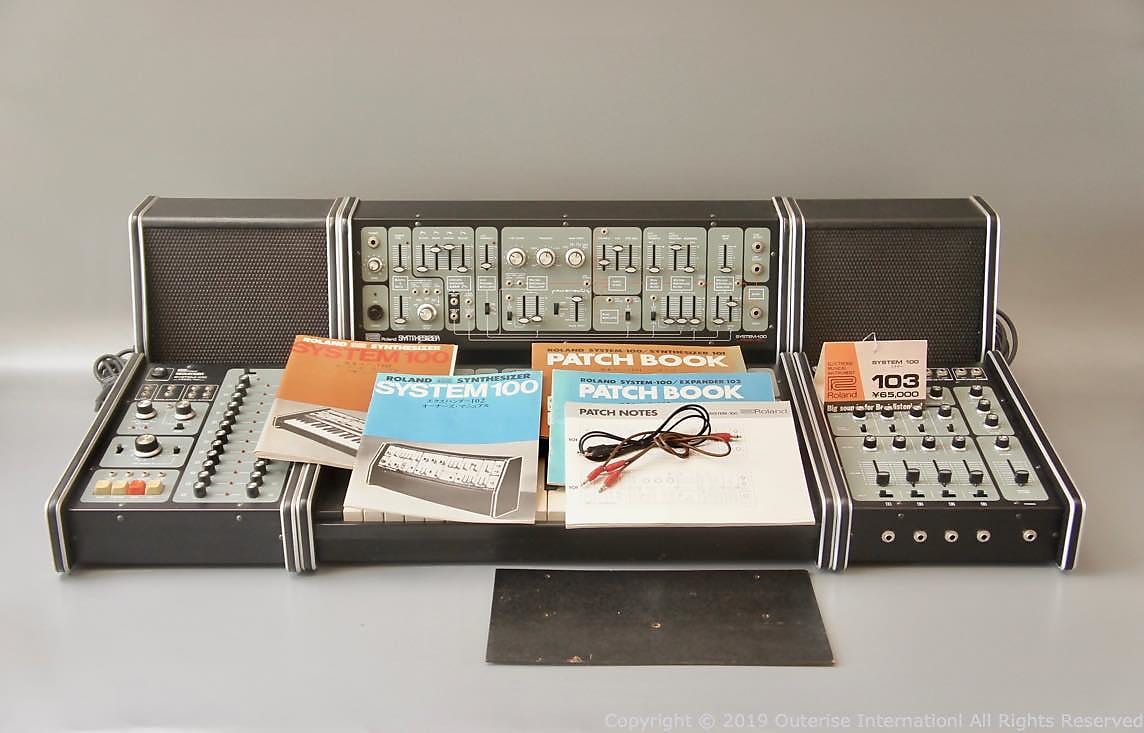 MATRIXSYNTH: Roland System 100 FULL SET w/ Original Boxes & Manuals