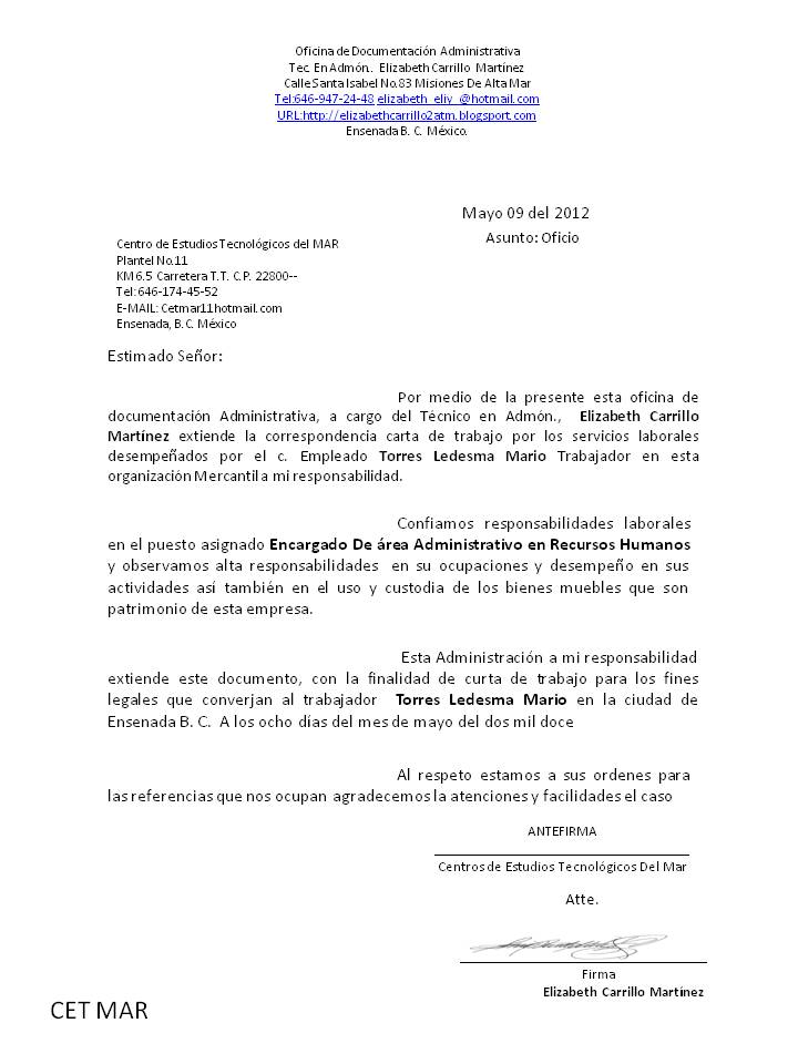 Guia documentacion Administrativa 2a: Estructura del Oficio ...