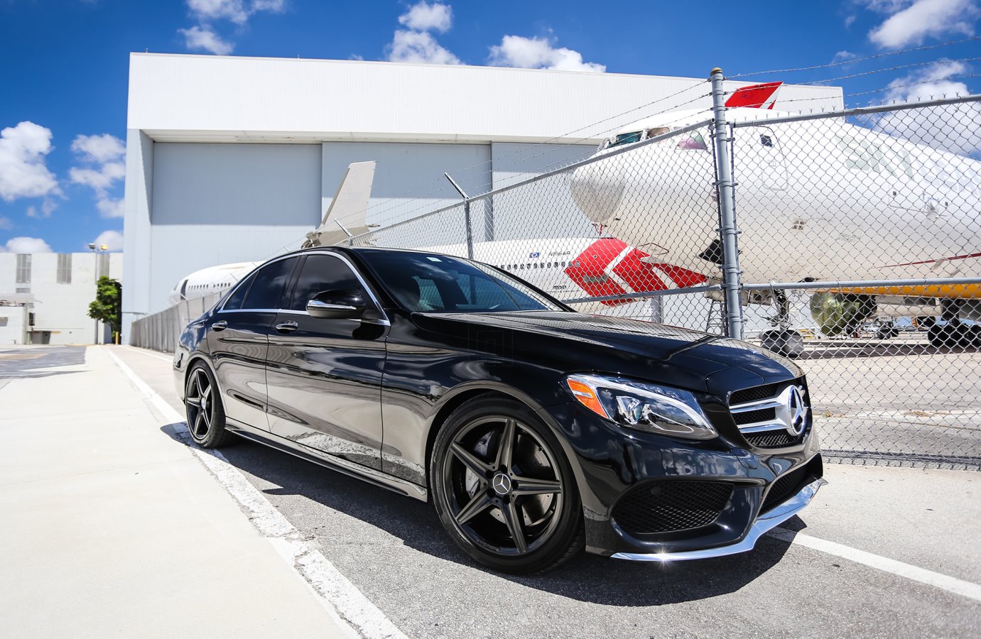 Mercedes-Benz W205 C300 on OEM Weels | BENZTUNING