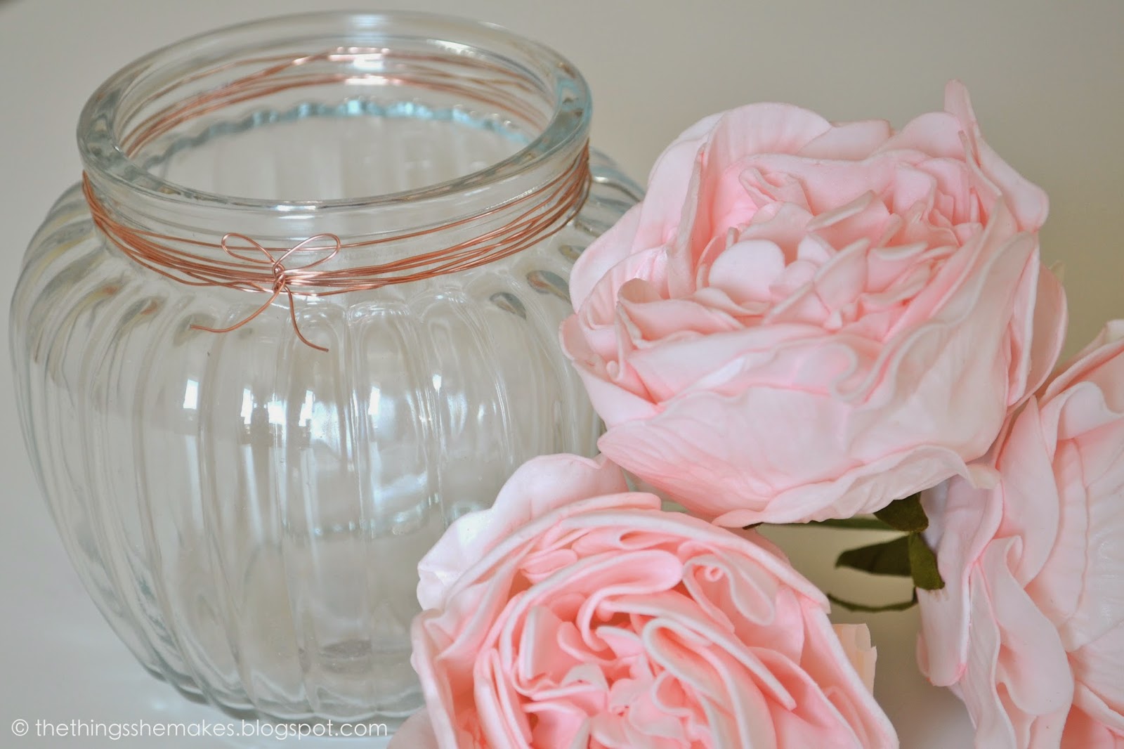 How To Make a Copper Wire Wrapped Jar | The Things She Makes