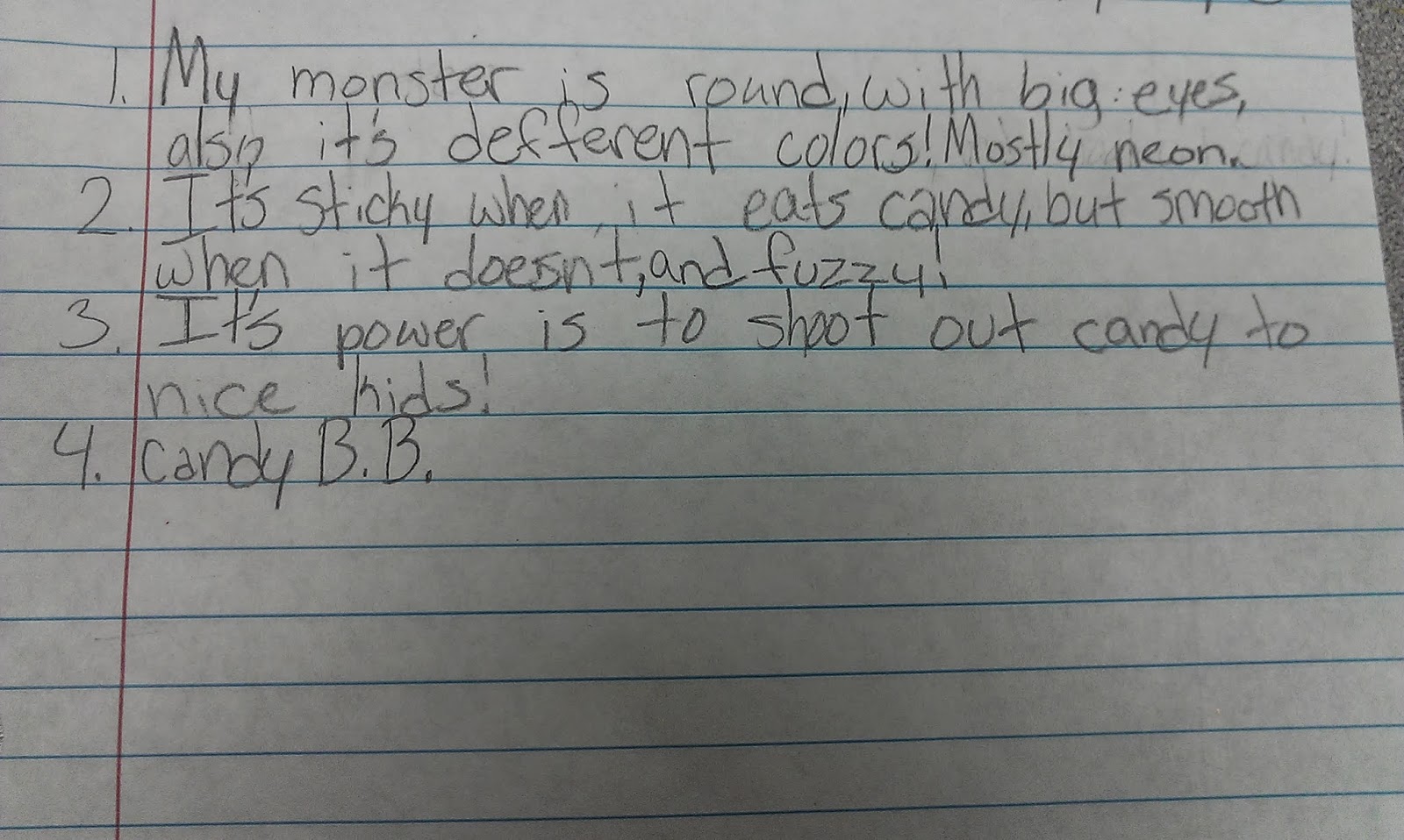 ARTsome! Elementary Art: 4th Grade- Organic Shape Monsters!