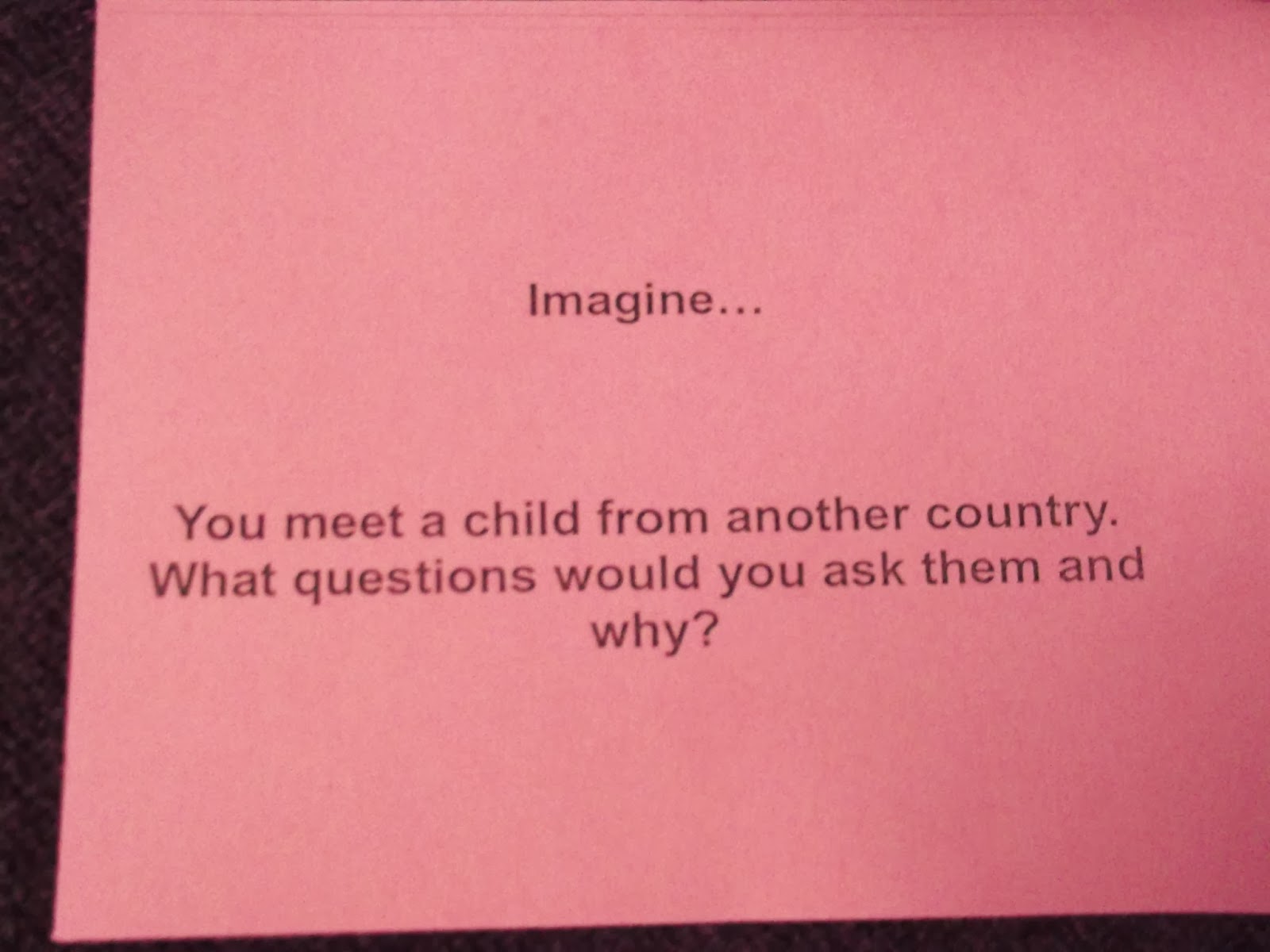 Year Two blog: Oracy Cards / Philosophy for Children