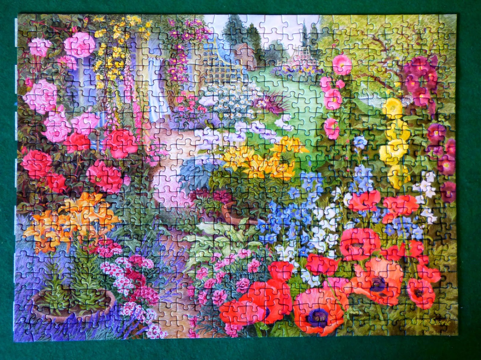 Chez Maximka: Garden Vistas no.2 - Summer breeze 500pc jigsaw puzzle ...