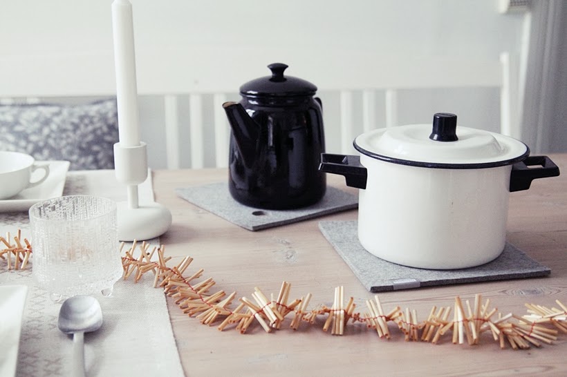 my scandinavian home: A cosy and warm Finnish table setting