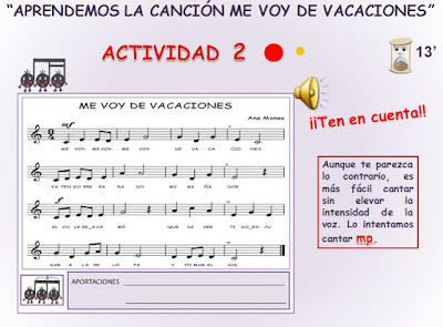 EL REY SOL: APRENDEMOS LA CANCIÓN "ME VOY DE VACACIONES"