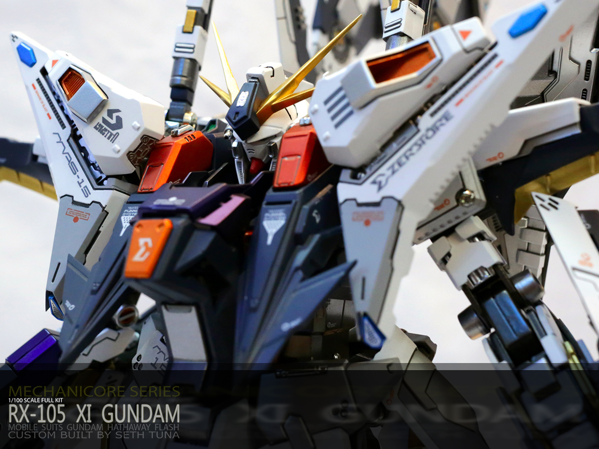 1/100 Mechanicore RX-105 XI GUNDAM Custom by Seth Tuna