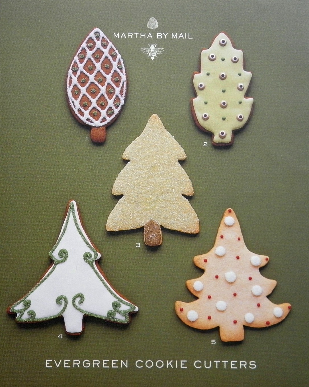 Martha by Mail ~ Evergreen Tree Cookie Cutters