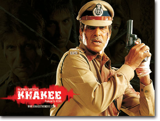 Amitabh Bachchan Page: Indian Film Actor Amitabh Bachchan In Khakee ...