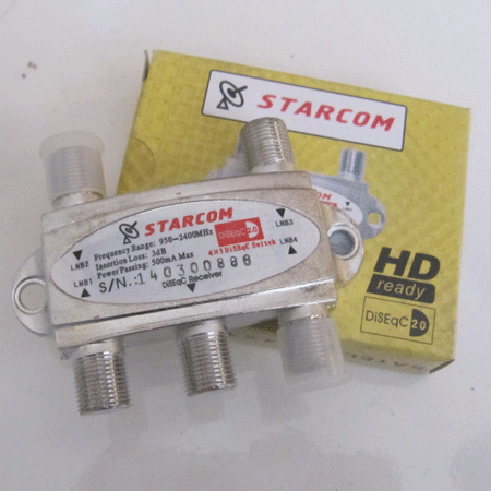 DISEqC Switch STARCOM HD - RAMA PARABOLA Cilegon