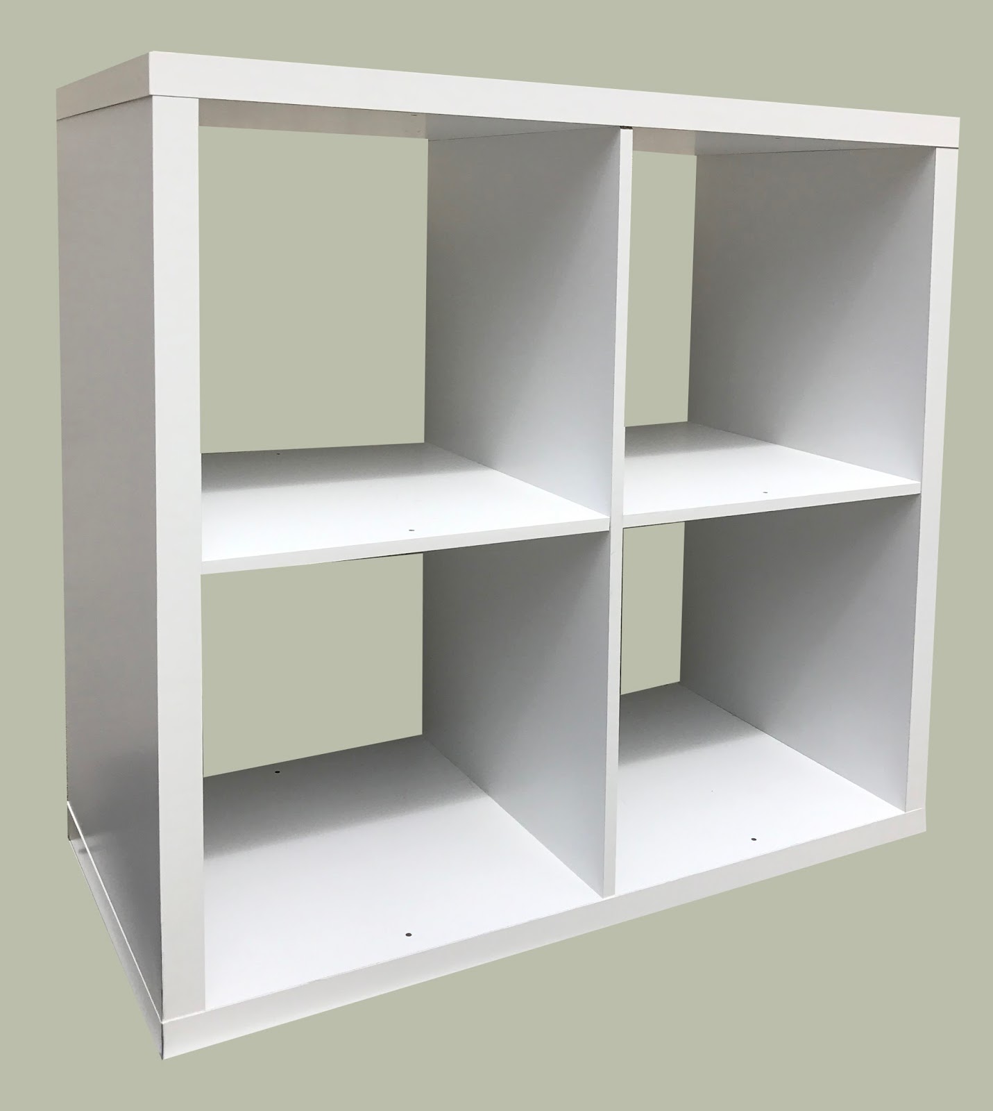 Uhuru Furniture & Collectibles: White IKEA cubby bookshelf SOLD
