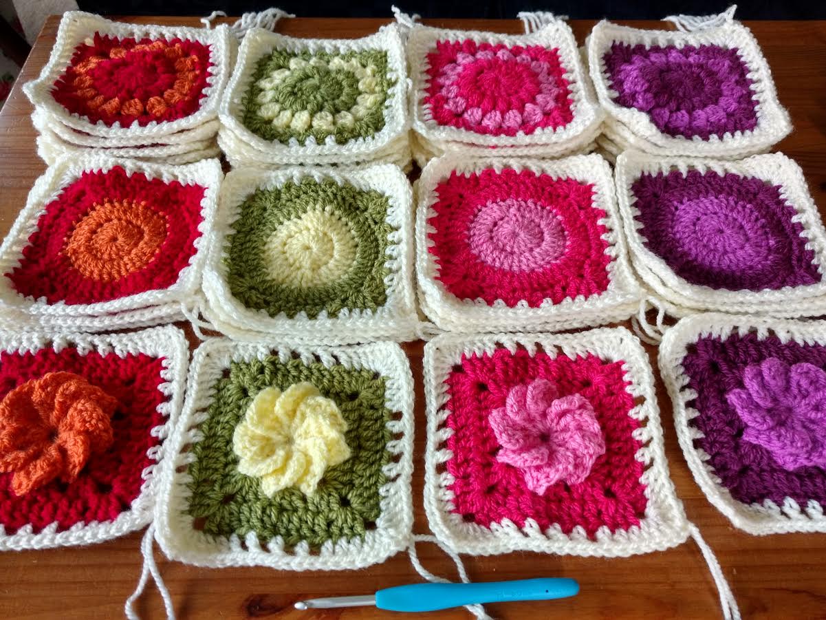 The Patchwork Heart: Flower Garden CAL part 3