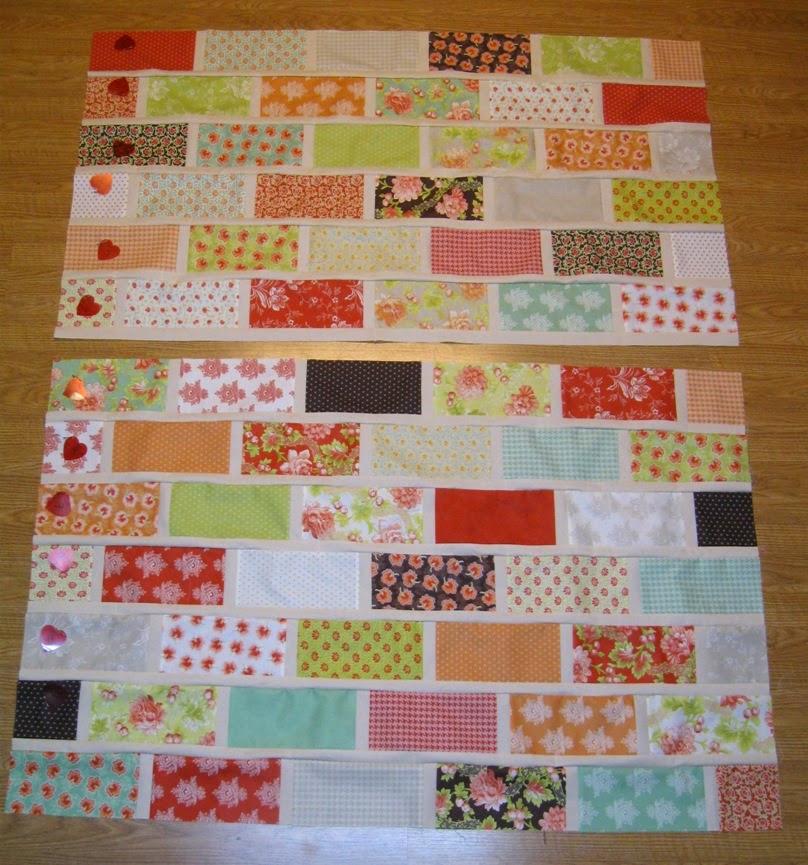 Happy Quilting: The Wall - A Brick Wall Quilt Tutorial Featuring The ...