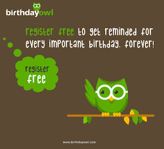 BIRTHDAY OWL REMINDERS