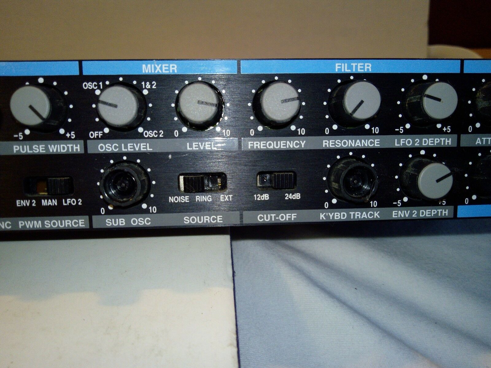 MATRIXSYNTH: Novation Bass Station Analog Rack Synth SN 020312